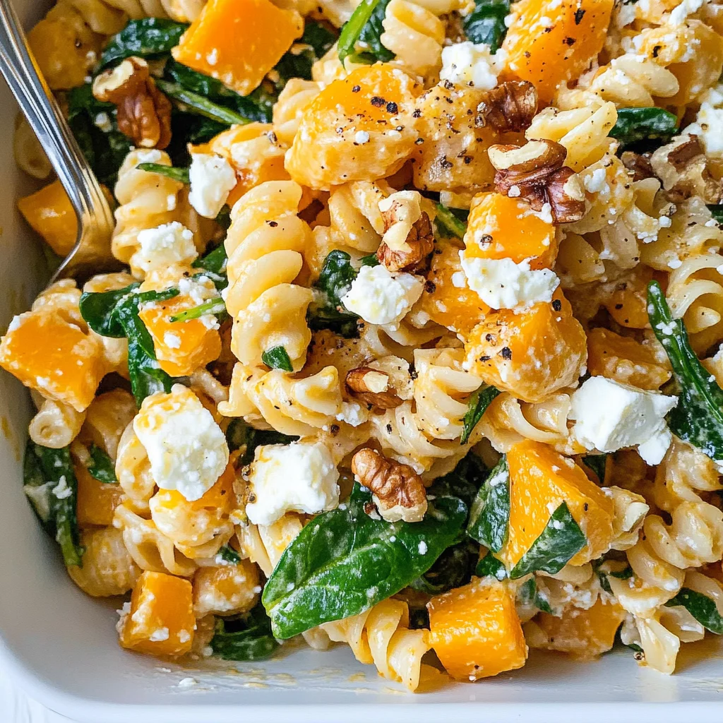 Pumpkin Feta Pasta - All Recipes Meal